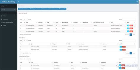 aplikasi monitoring puskesmas berbasis web codeigniter