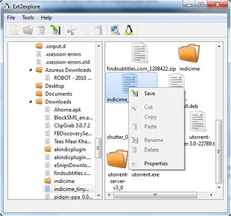 access linux ubuntu mint fedora ext4 partition folders