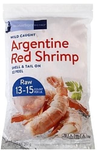 Waterfront Bistro Raw Wild Caught Argentine Red Shrimp 32 Oz