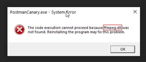 how to fix ffmpeg dll was not found error bugsfighter