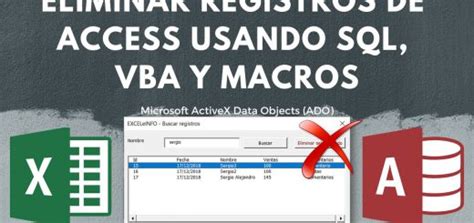 eliminar registros en access exceleinfo