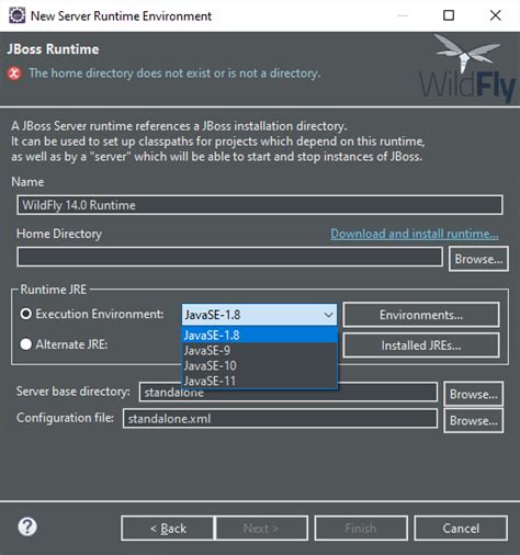 java eclipse 4 14 0 cannot set correct execution