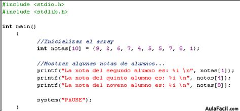 🥇 【 inicializar un array lenguaje de programación c