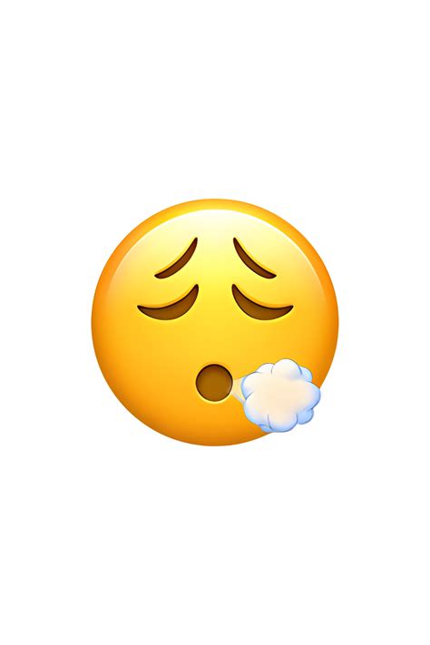 😮‍💨 Face Exhaling Emoji Emoji Stickers Iphone Icon Emoji Emoji