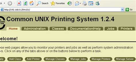 how to configure printer server in linux