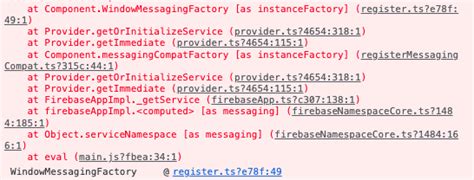 node js firebase messaging cannot read property of undefined