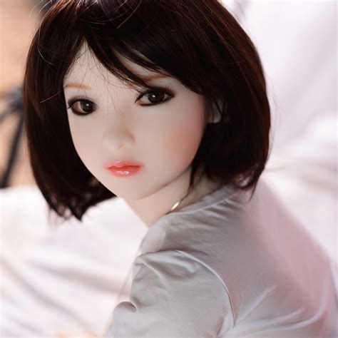 New Style Flat Chest Short Hair 3 Holes Adult Sex Dolls Lisa 122cm