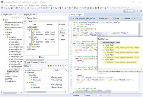 jmr code generator for java javaee springboot springcloud