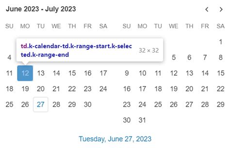 accessibility bug while invoking start and end date calendar the