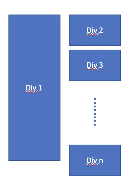 html 2 column layout with an extra scroll bar for left column using