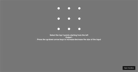 react pattern lock forked codesandbox