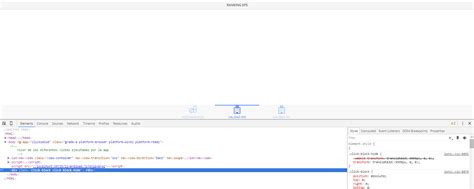 javascript ionic placed the class click block click block hide and