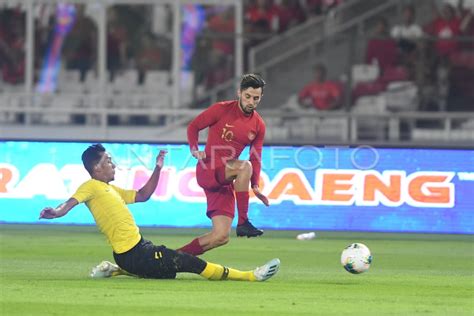 Laga Timnas Indonesia Vs Timnas Malaysia Antara Foto