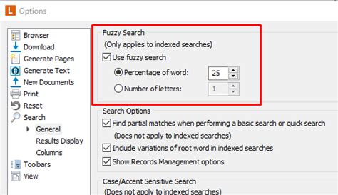 how to use fuzzy search in workflow when using search repository for