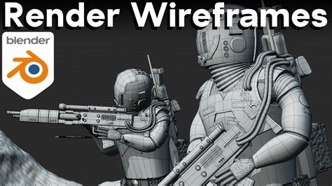 tutorial the easiest way to render wireframes in blender blendernation