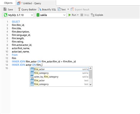 navicat for mysql mysql database administration and development tool