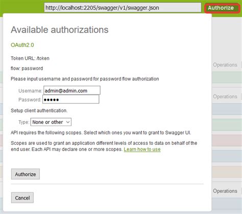 use jwt authorization bearer in swagger in asp core