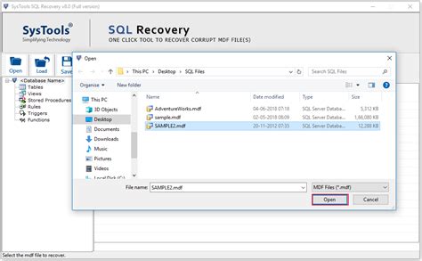sql repair tool for corrupt mdf ndf database recovery free demo