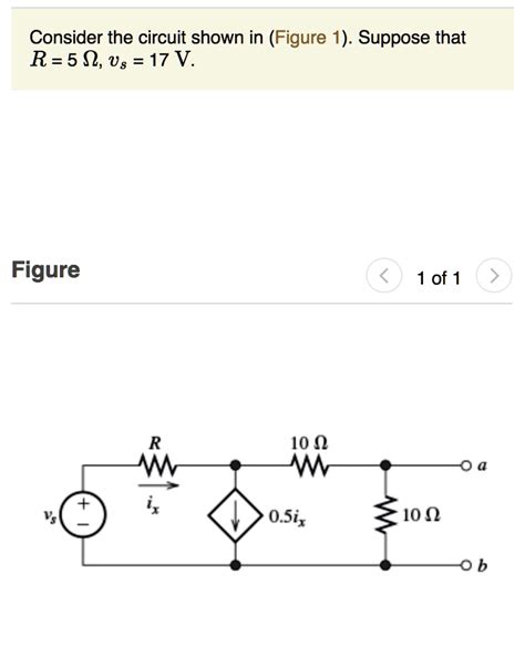 Solved Consider The Circuit Shown In Figure 1 Suppose That R 5 0