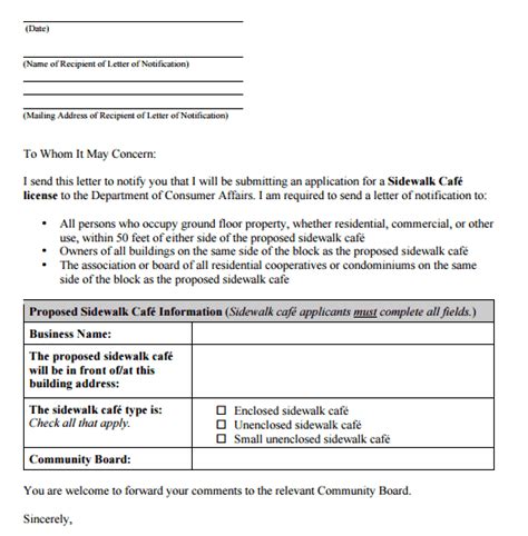 10 Sample Notification Letters Writing Letters Formats And Examples