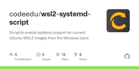 Github Codeedu Wsl2 Systemd Script Script To Enable Systemd Support