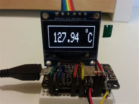 sabah arduino digital thermometer on oled display using