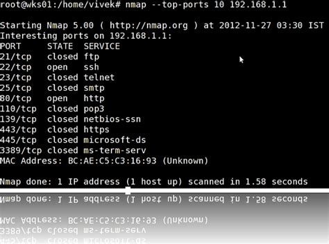 top 30 nmap command examples for sys network admins ~ how to