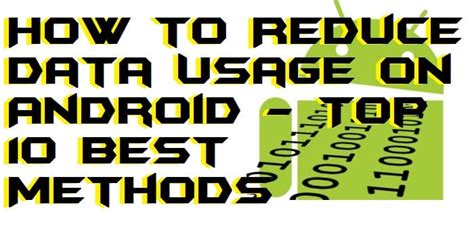 How To Reduce Data Usage On Android Top 10 Best Methods 2019 Crazy
