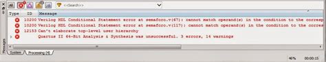error 12153 can t elaborate top level user hierarchy compfasr