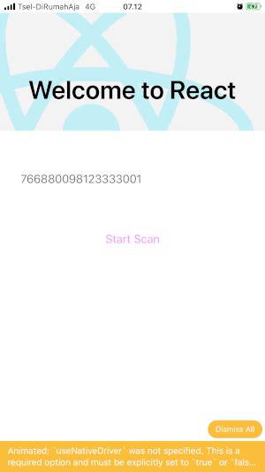 react native tutorial qrcode scanner app for android or ios