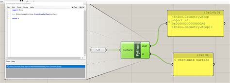 help converting untrimmed surface to brep using python grasshopper