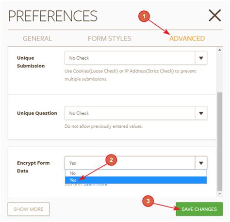 encrypted forms decrypt submission data with no key