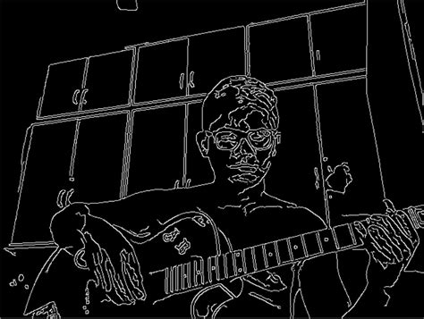 edge detection with 15 lines of python code using opencv