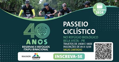 Inscrições Abertas Para O Passeio Ciclístico No Refúgio Biológico Bela