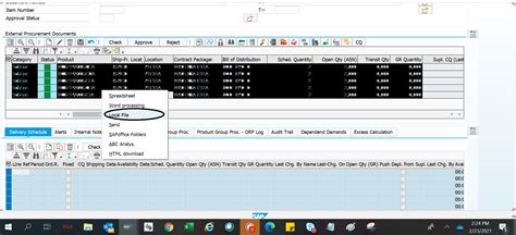 excel not able to access local file export in sap gui