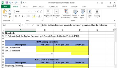 How To Calculate Closing Inventory Using Fifo