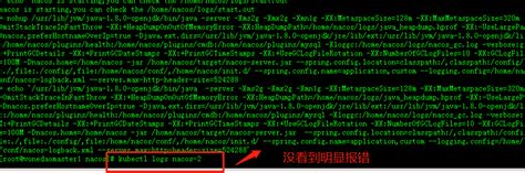 kubernetes集群部署nacos：caused by java lang