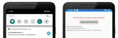 xamarin forms local notifications xamarin microsoft docs