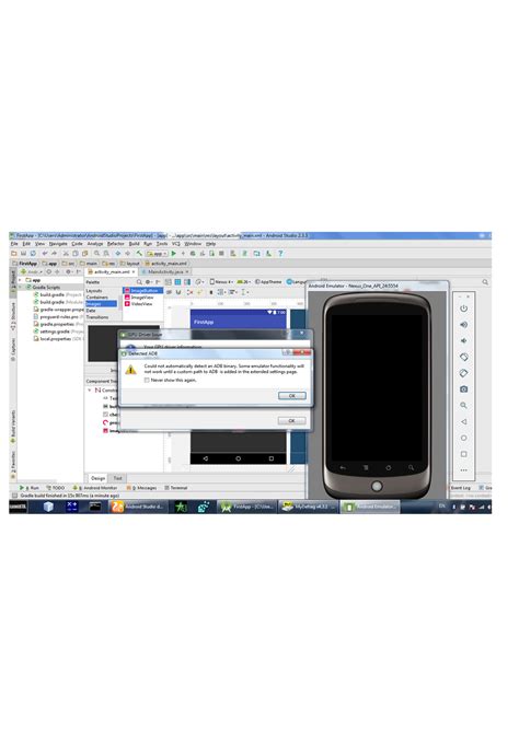 android error could not automatically detect an adb binary some