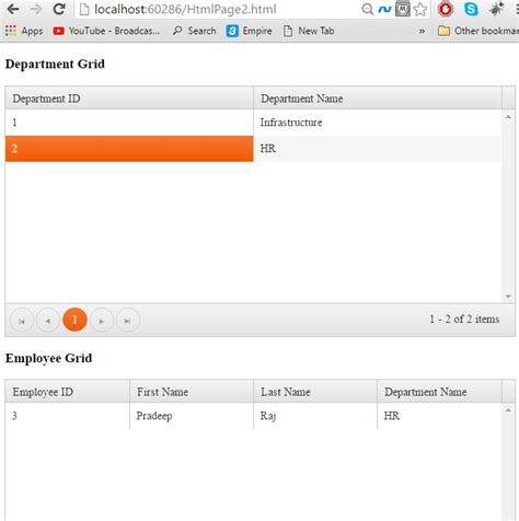 kendo grid cascading using asp web api