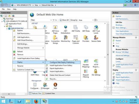 a simple guide to setting up home server using iis and asp