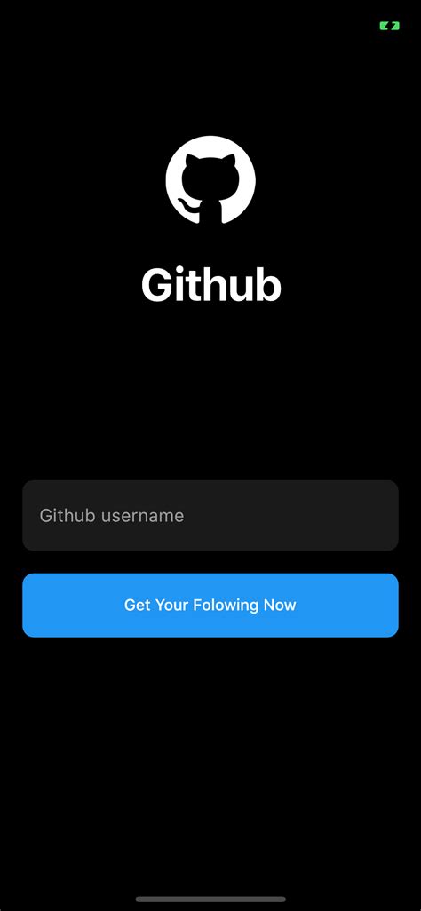 flutter github application