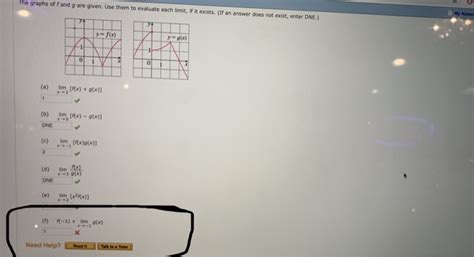 solved he graphs of f and g are given use them to evalua