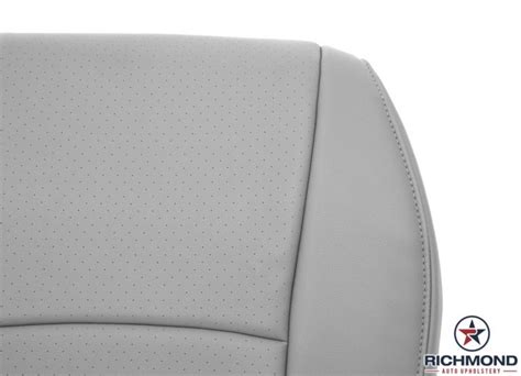 2004 2007 Toyota Highlander Leather Seat Cover Driver Bottom Gray