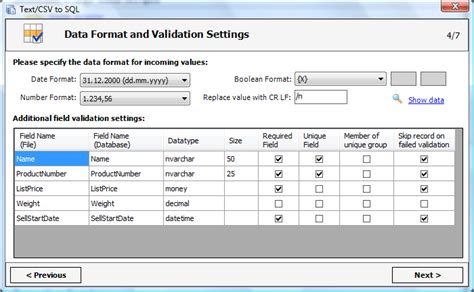 sql scripter import text csv to sql utility for microsoft sql server