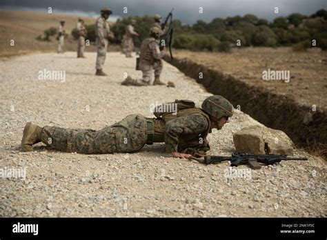 U S Marine Corps Cpl Robert Moss A Fire Team Leader Assigned To