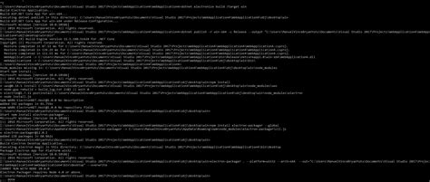 error in cli dotnet electronize start · issue 120 · electronnet
