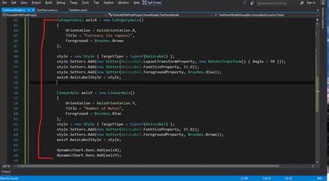how to customize static and dynamic column chart in wpf