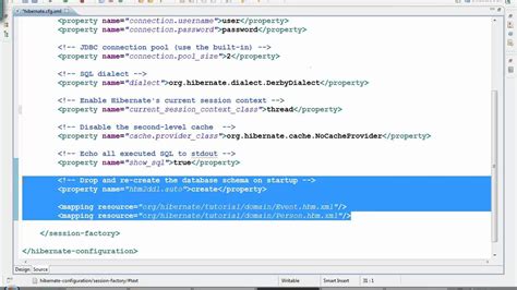 java hibernate tutorial part 3 customise cfg xml youtube