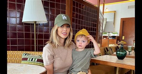 Caroline Receveur Avec Son Fils Marlon Le Octobre Purepeople Hot Sex